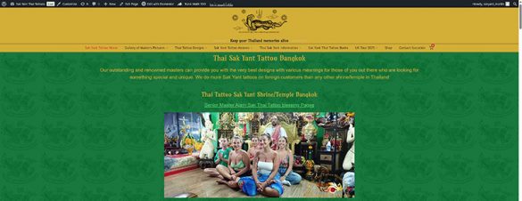 Thai Tattoo UK Sak Yant - No 1 Grand Master Ajarn Ohr